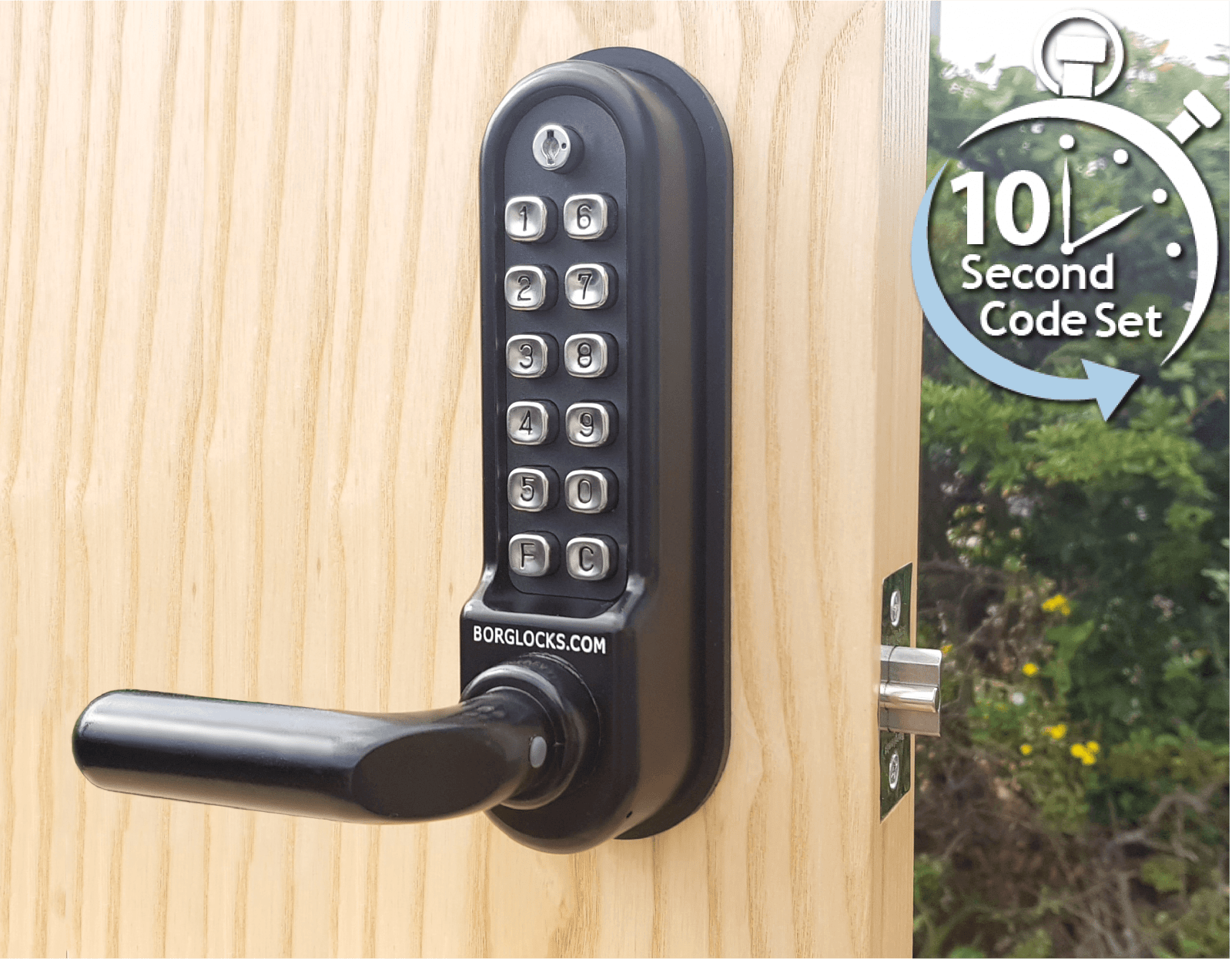 BL5201 ECP - Marine Grade lever turn keypad with an internal handle and ...