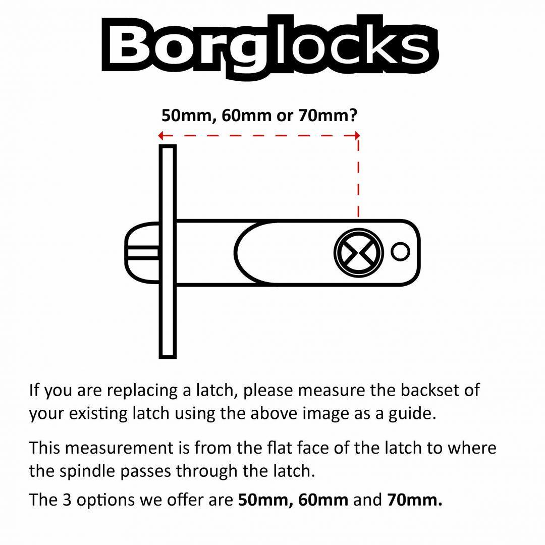 BL2000 series tubular latch - Borg Locks
