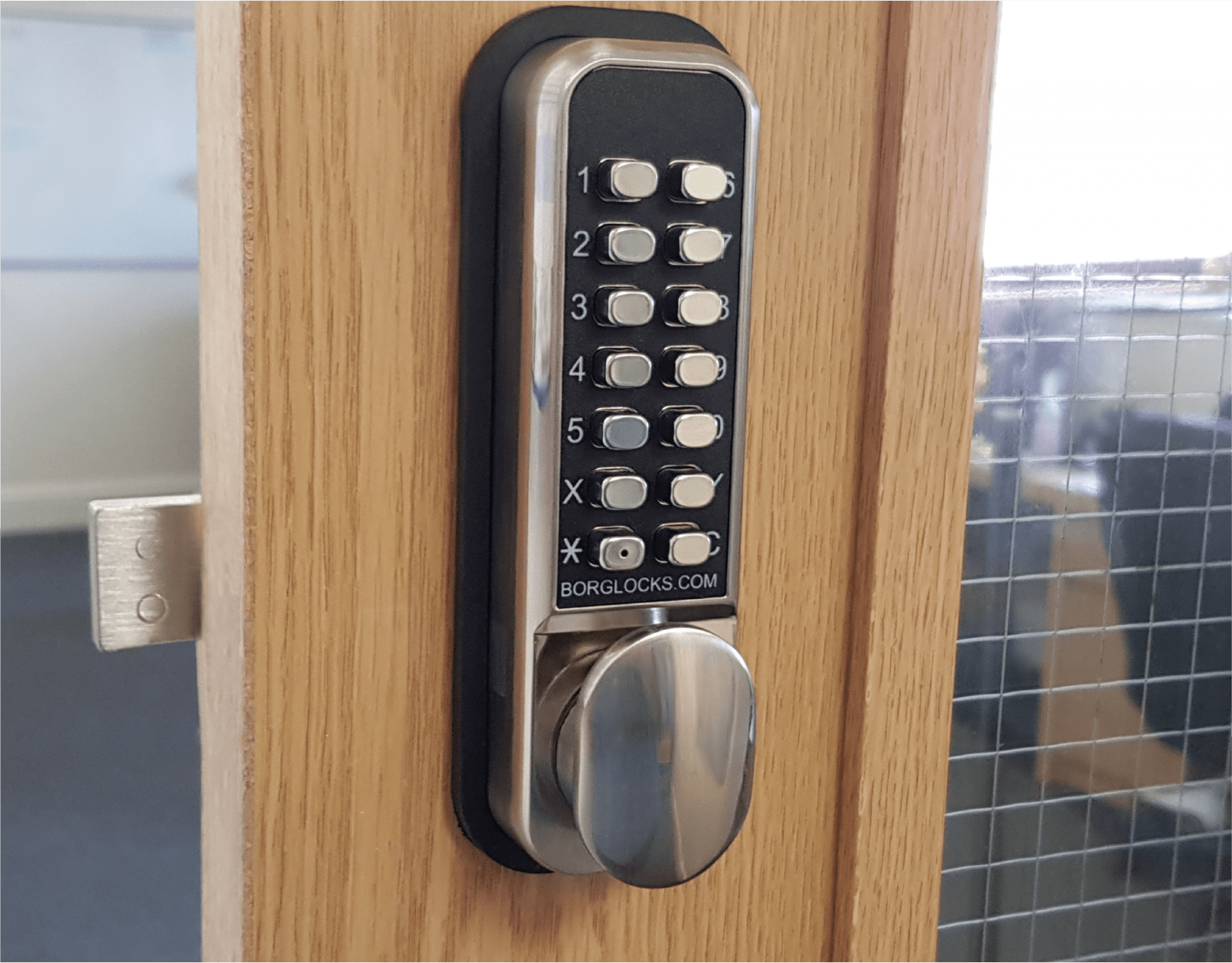 BL2005 ECP - Rim fixed deadbolt with on the door code change keypad ...
