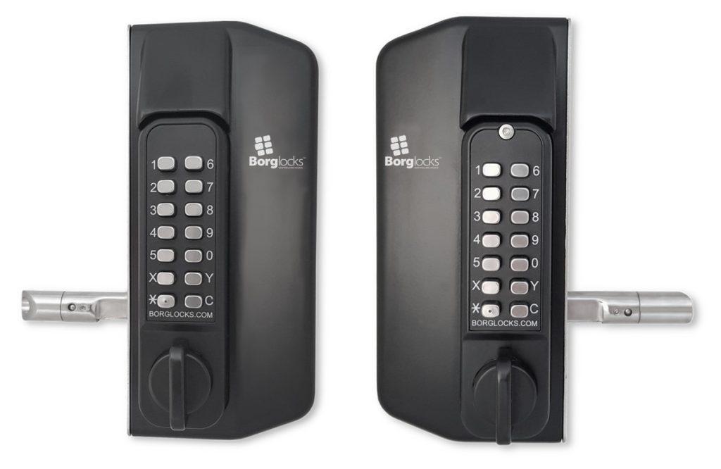 BL3130 ECP - Metal gate lock with back to back anti-climb knob turn ECP keypads & 65-80mm ...
