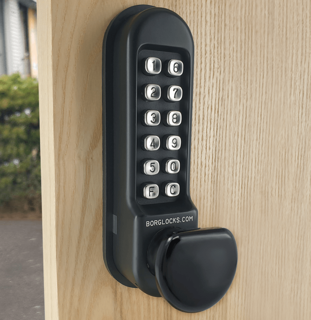 BL5100 - Marine Grade knob turn keypad with an internal handle - Borg Locks